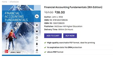Pdf Financial Accounting Fundamentals 8th Edition