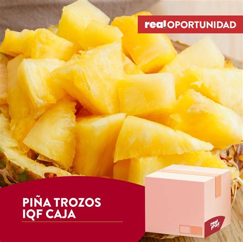 Piña En Trozos Iqf Caja 10 X 1 Kilo Realfruit