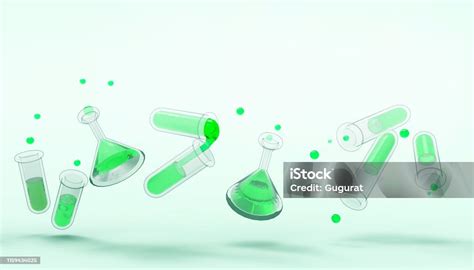 실험실 유리 제품 과학 화학 물질 튜브 액체 개념 및 산업 약리학 및 생명 공학 개념 파스텔 블루 배경 3d 렌더링 3차원 형태에 대한 스톡 사진 및 기타 이미지 Istock