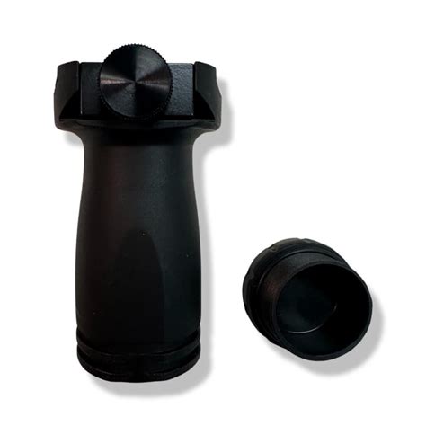 Bandt Vertical Grip Vfg Black With Removable Storage Compartment Axarms