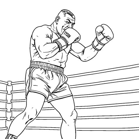 Best Mike Tyson Coloring Pages Free Printable Pdf