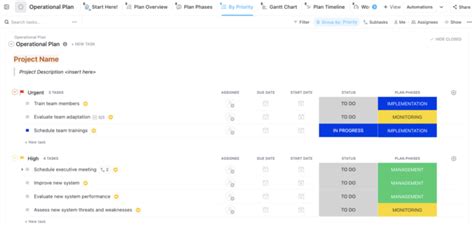 10 Implementation Plan Templates In Excel And Clickup
