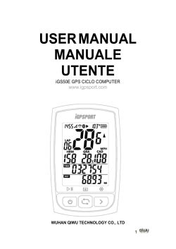 iGPSport iGS50E - Manual de usuario | manualzz.com