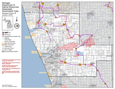 World Maps Library Complete Resources Michigan Snowmobile Trail Maps App