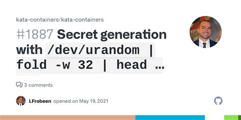 Secret Generation With Dev Urandom Fold W Head N Never