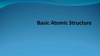Atomic Structure Bohr Model Ppt Atomic Structure Bohr Model Pptxx PPT