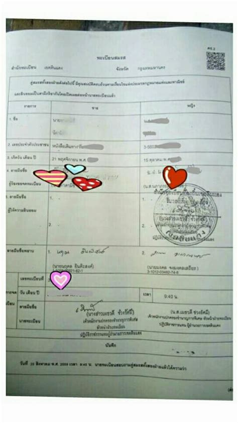 กรณีจดทะเบียนสมรสที่ไทย จดทะเบียนสมรสญี่ปุ่น ไทย 婚姻届日本－タイ