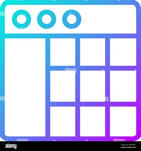 Data Mining Statistics Gradient Linear Vector Icon Stock Vector Image