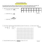 AP Calculus BC Module Pdf AP Calculus BC Module DBA Be Sure To Show And Explain All Work
