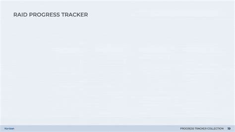 Raid Log Slide Progress Tracker Collection Presentation
