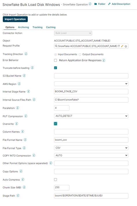 Article Snowflake Bulk Load With Local Files Boomi Community