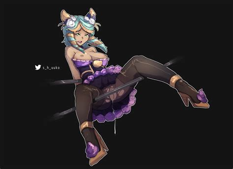 Evelynn And Sugar Rush Evelynn League Of Legends Drawn By Shuukosh
