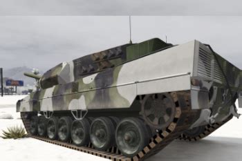 Leopard 2A6 Winter Camo GTA5 Mods