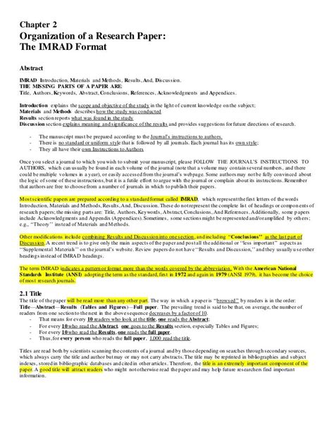 Writing A Discussion Section Of A Research Paper At Amelie Woolley Blog