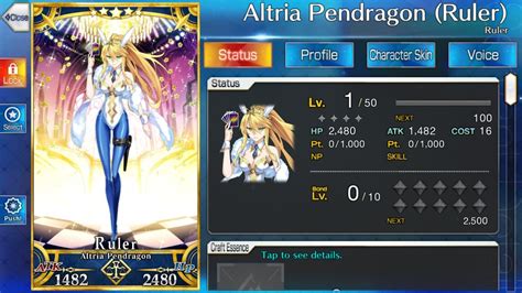 Fate Grand Order Artoria Pendragon Ruler Sjsk Gamer