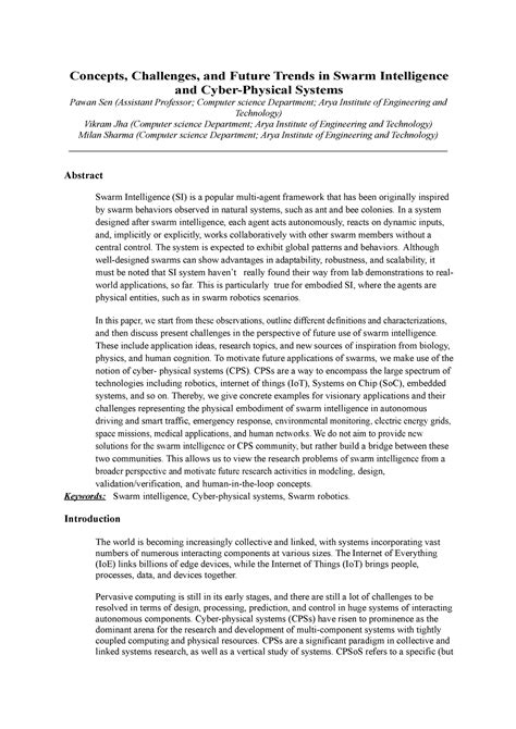 concepts challenges and future trends in swarm intelligence and cyber