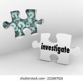 Investigate Word On Puzzle Piece Wall Stock Illustration 212687026 Shutterstock