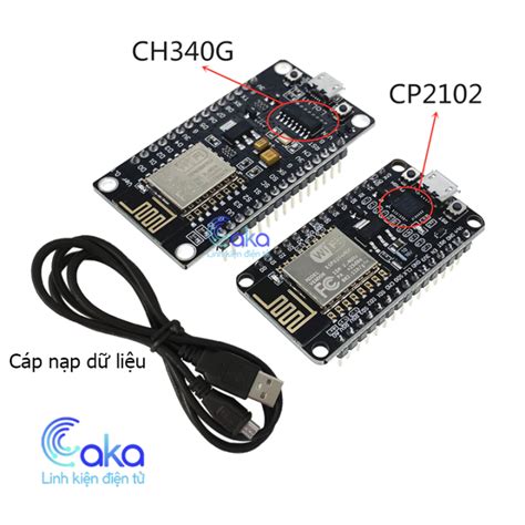 module kit rf thu phát wifi esp8266 nodemcu lua cp2102 ch340 v3 tùy