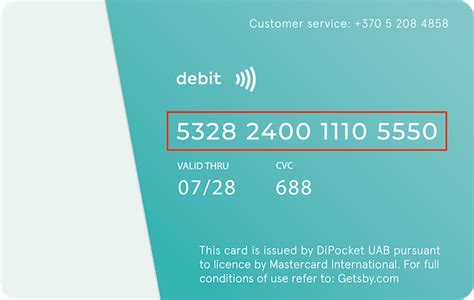 Mastercard Debit Card Numbers