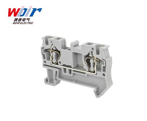 Din Rail Mounted Terminal Block Spring Terminal Block Connector And Machinery Part