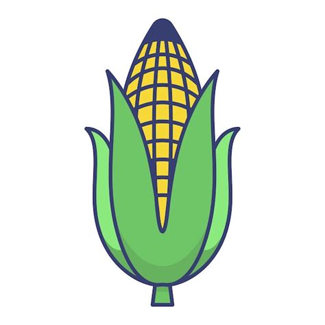 Premium Vector Corn Icon Vector On Trendy Design