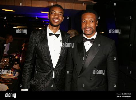 Exclusive Chris Tucker And His Son Attending The Heart Fund Party During The 72nd Cannes