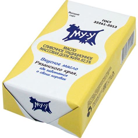 Масло сливочное Му у Традиционное несолёное 82 5 180г купить на Ozon по низкой цене 1967240321