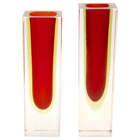 Mdina Solifleur Vase With Wide Rimmed Mouth And Bubble Inclusions