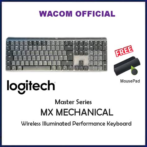 Jual Logitech Mx Mechanical Wireless Illuminated Performance Keyboard Shopee Indonesia