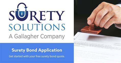 Surety Bond Application Surety Solutions