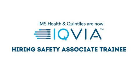 Iqvia Hiring Safety Associate Trainee Pharmatutor