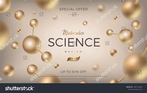 9513 3d Molecules Vector Design Science Abstract Background Molecular Structure Images Stock