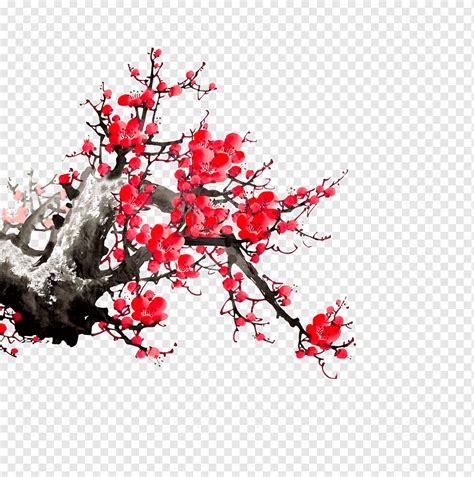 China Plum Blossom Song Dynasty Chinese Painting Ink Plum Chinese