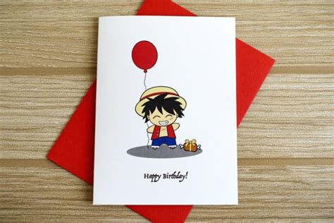 One Piece Birthday Card One Piece Birthdays Birthday Cards Diy