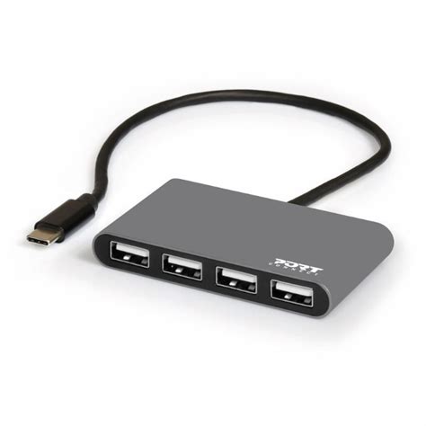 Port Usb Type C To X Usb Mbs Port Hub Black Syntech