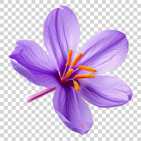 Цветок изолированный на прозрачном фоне Png Премиум Ai сгенерированный Psd