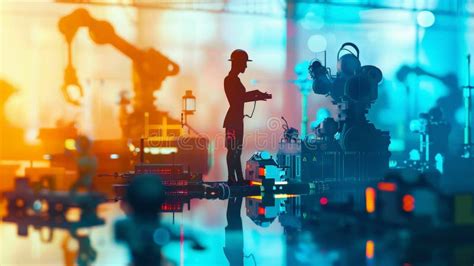 Synergy In Industry Collaborative Robotics Stock Image Image Of Double Robotics 320093573