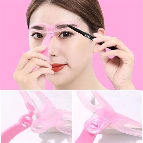 Jual Cetakan Alis Eyebrow Template 1 Pack Isi 8 Model Shopee Indonesia