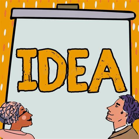 Writing Displaying Text Idea Business Idea Impression That Tries To