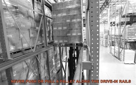 Drive In Rack Pallet Loading Unloading Video Instructions