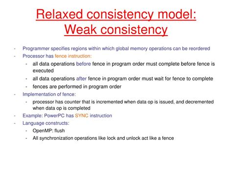 Ppt Memory Consistency Models Powerpoint Presentation Free Download Id252703