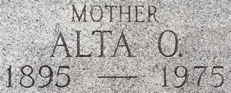 Alta Ola Courtney Webb 1895 1975 Find A Grave Memorial