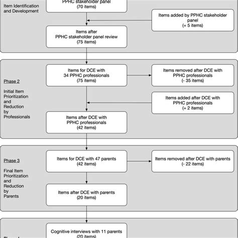 Item Selection Process Items Added Or Removed During Each Phase Of The Download Scientific