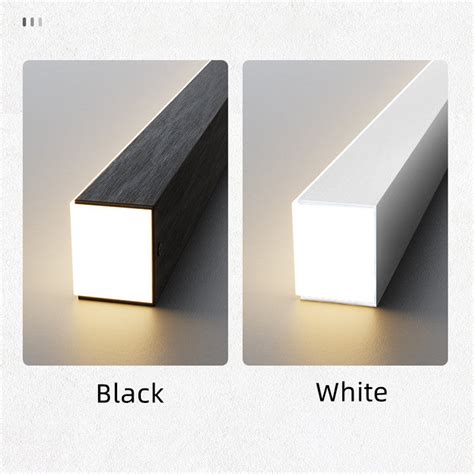 Minimalist Strip Rectangular Diner Led Suspension Lamp Metal Minimalist