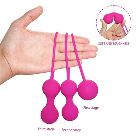 3 Pcs Set Safe Smart Balls Kegel Ball Anal Sex Toys Ball Vagina Tighten
