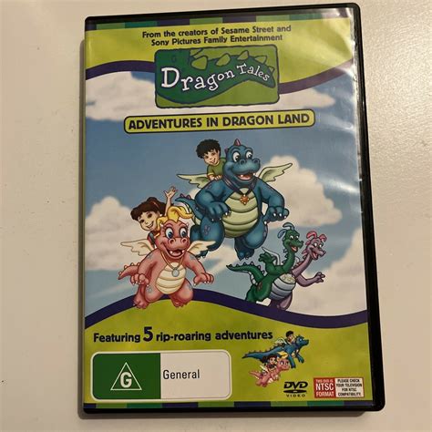 Dragon Tales Adventures In Dragon Land Dvd 2000 Region 4 Retro Unit