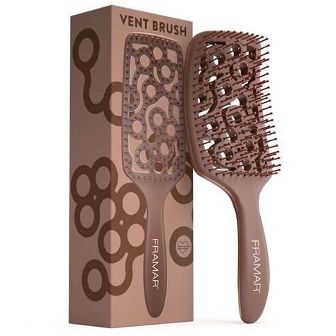 Framar Professional Vented Hair Brush Curved Hair Brush