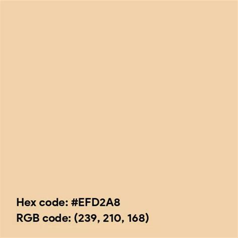 Bread Color Hex Code Is Efd2a8