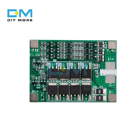 Bms 3s 40a平衡器pcm 18650锂电池保护板3s Bms锂离子充电器充电，带平衡12v，用于钻孔电机