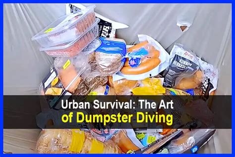 Urban Survival The Art Of Dumpster Diving